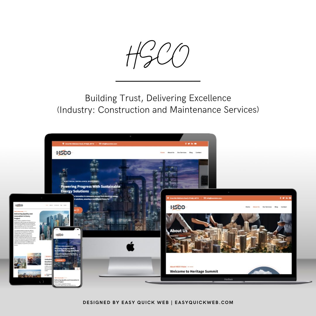 HSCO Vision: Innovative Construction and Industrial Solutions